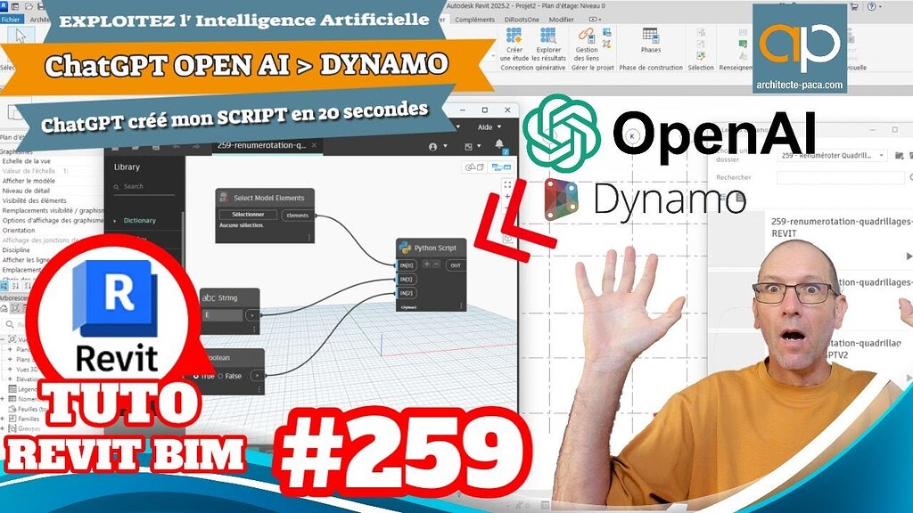 Comment renuméroter les quadrillages dans Revit® avec Dynamo et ChatGPT - Tutoriels ACC ...