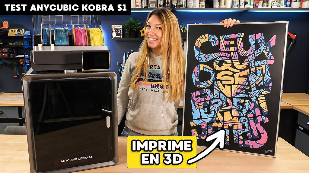 Anycubic Kobra S1, une Bambu Lab à moitié prix et créations de projets 3D ! - Impression 3D ...
