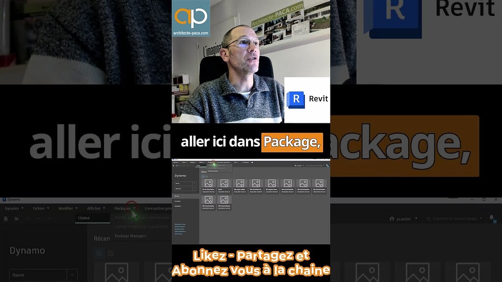 Package #dynamo pour #revit : Ou les trouver pour les installer ? - Dynamo - Dessein-Tech