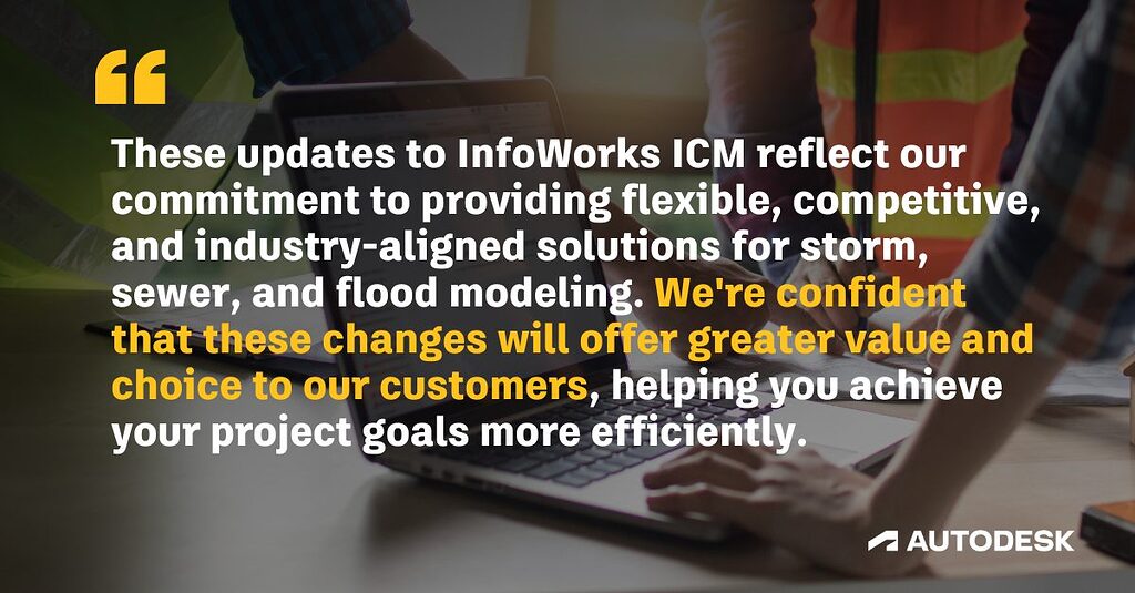 InfoWorks ICM - nouvelles options flexibles - Forma - Dessein-Tech