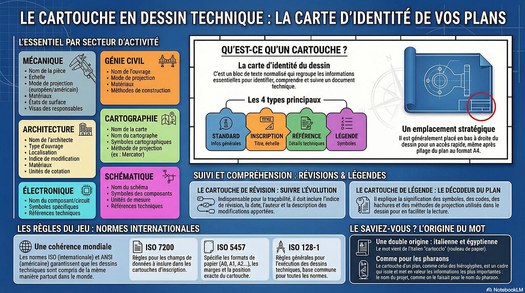 Les cartouches de dessin technique - Techniques - Dessein-Tech