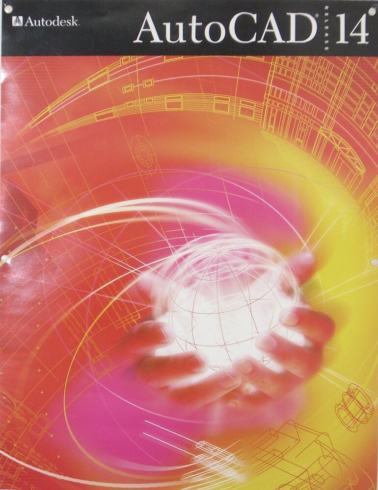 Le poster AutoCAD R14 - Musée - Dessein-Tech